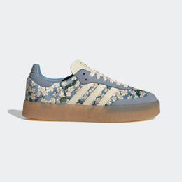 Damen Sneaker "SAMBAE X LIBERTY LONDON", adidas originals, Gr. 38cream wei&szlig;, tactile blau, gold metallic, Textil, Schuhe