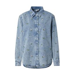 Only Bluse 'ONLVera' Damen Gr&ouml;&szlig;e XXL blue denim / gr&uuml;n / ros&eacute; / offwhite
