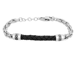 Adelia&acute;s ADELIA ́S Damen Edelstahlarmband "Damen Armband aus Edelstahl 21 cm", 21, Edelstahlsilber, Edelstahl, Armb&auml;nder