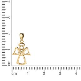 Firetti Damen Engelanh&auml;nger "Schmuck Geschenk Gold 375 Halsschmuck Anh&auml;nger Engel", Gelbgold 375, 0,8 g, gold, Gelbgold 375, Schmuckanh&auml;nger