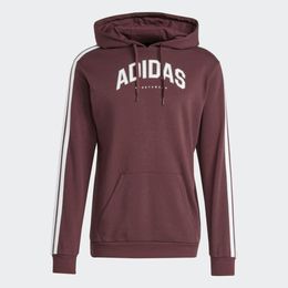 adidas Sportswear Sweatshirt Herren Gr&ouml;&szlig;e L weinrot / wei&szlig;