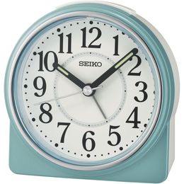Seiko Quarzwecker "QHE198L", blau, Wecker, Wecker, Schlafzimmer, Kinderwecker, Leuchtzeiger, Geschenkidee
