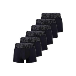 Under Armour Herren Boxershorts "Boxershort UA PERFORMANCE TECH - SOLID Solid 3" 6PK 6er Pack", Gr. XL, schwarz, Obermaterial: 90% Polyester Pol.