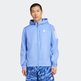 Herren Laufjacke "OTR B JKT", blau, Gr. XXXL, adidas Performance, Obermaterial: 100% Polyester, Jacken