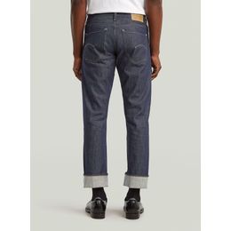 G-Star Raw G-STAR Herren 5-Pocket-Jeans "Mosa Straight Selvedge Jeans", blau, Gr. 38, Obermaterial: 99% Baumwolle, 1% Elasthan, Jeans