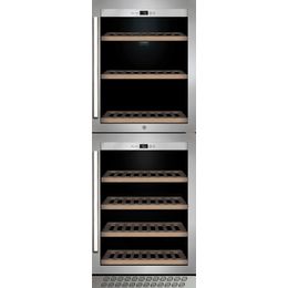 CASO GERMANY CASO Weink&uuml;hlschrank "776 WineChef Pro 126-2D", B:59,5cm H:163cm T:74cm, schwarz, K&uuml;che, Weink&uuml;hlschr&auml;nke