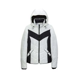 Madeleine Mode MADELEINE Damen Outdoorjacke "Jacke Steppjacke im Kontrast-Look", wei&szlig;, Modern, Gr. 48, Obermaterial: 100% Polyester PES., Jacken