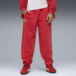 Puma M&auml;dchen Sporthose "Scuderia Ferrari Sportswear Jogginghose Jugendliche"rosso corsa rot, Gr. 164, unifarben, Obermaterial: 100% Baumwolle; Tasche