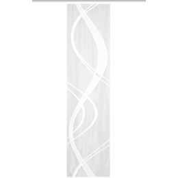 Schiebegardine Home Wohnideen, B:57cm H:245cm, wei&szlig;, Wirkware, Obermaterial: 100% Polyester, Gardinen, "TIBASO", transparent