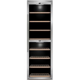 CASO GERMANY CASO Weink&uuml;hlschrank "730", B:59,5cm H:186cm T:70,5cm, grau, K&uuml;che, Weink&uuml;hlschr&auml;nke, WineComfort 1800 Smart