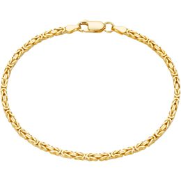 Firetti Damen K&ouml;nigsarmband "Schmuck Geschenk Silber 925 Armschmuck Armband K&ouml;nigskette", 21, Silber 925 (Sterlingsilber), gold, Silber 925
