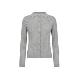 soyaconcept Damen Cardigan "Soya Concept Cardigan SC-FETIMA 2"99470 medunkel grau melange, Gr. XL, Obermaterial: 40% Viskose, 30% Polyamid, 27%
