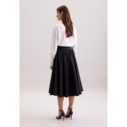 Seidensticker Damen Midirock, schwarz, Gr. 42, unifarben, 49% Baumwolle, 46% Polyester, 5% Elasthan, R&ouml;cke