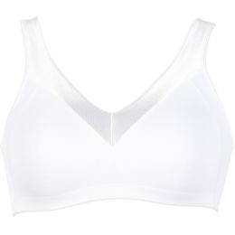Naturana Damen Minimizer-BH "Minimizer", Gr. 90, wei&szlig;, Obermaterial: 81% Polyamid, 19% Elasthan. Einsatz: 92% Polyamid, 8% Elasthan, leicht gl&auml;nzend,