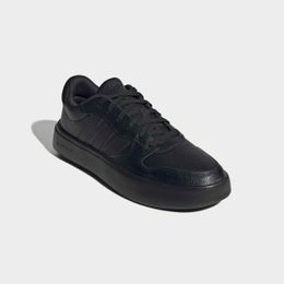 Herren Sneaker "LITECOURT", adidas Sportswear, Gr. 44,5, schwarz, Leder, Synthetik, Schuhe