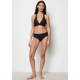 Marc O'Polo MARC O'POLO Damen Bikini-Hose "Swimwear Essentials", schwarz, Gr. XS, unifarben, Elasthan, Polyamid, Badehosen, mit minimalistischer Silhouette