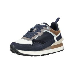 Bullboxer Herren Sneaker "Bullboxer Sneaker Leder", Gr. 43, blau, Leder, Schuhe