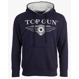 Top Gun Herren Kapuzenpullover "TG20201043", blau, Gr. XL, Obermaterial: 65% Baumwolle, 35% Polyester, Pullover
