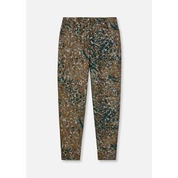 Madeleine Mode MADELEINE Damen Regular-fit-Jeans "Jeans Karottenjeans im Highwaist-Stil", braun, Modern, Gr. 20, Obermaterial: 68% Baumwolle CO. 29% Polyester PES.