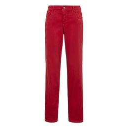 MAC Damen Bequeme Jeans "Gracia", rot, Gr. 36, Denim/Jeans, Obermaterial: 95% Baumwolle, 3% Polyester, 2% Elasthan, Jeans, Passform feminine fit