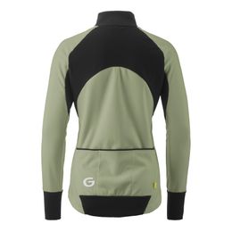 Gonso Damen Fahrradjacke "ROAD JACKET SOFTSHELL 2 W"tannengr&uuml;n, Gr. 38, 80% Polyester, 15% Polyamid, 5% Elasthan, Jacken, Damen Softshell-Jacke,