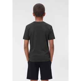 Champion Jungen T-Shirt "ICONS TONAL Crewneck T-Shirt with Large Logo"chr, Gr. L, Obermaterial: 100% Baumwolle, Shirts, mit gro&szlig;em Logo, Kurzarm, aus
