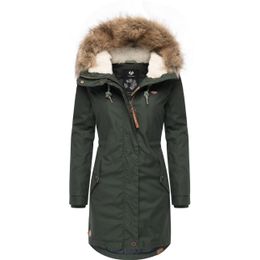 Ragwear Damen Winterjacke "Tawny", gr&uuml;n, Gr. S, Au&szlig;enmaterial: 65% Polyester, 35% Baumwolle. Innenfutter: 100% Polyester. Wattierung: 100% Polyester,
