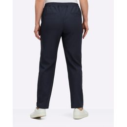sheego Damen Schlupfhose, schwarz, Gr. 46, unifarben, 89% Polyester, 11% Elasthan, Hosen