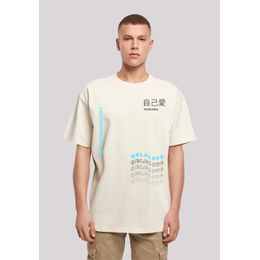 F4NT4STIC Herren T-Shirt "Self Love OVERSIZE TEE", beige, Gr. L, Obermaterial: 100% Baumwolle, Shirts, Print