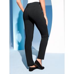CR&Eacute;ATION L CREATION L Damen Stretch-Hose, schwarz, Gr. 40, unifarben, 74% Viskose, 23% Polyamid, 3% Elasthan, Hosen