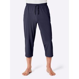 w&auml;schepur W&Auml;SCHEPUR Herren 3/4-Hose, Gr. 44, blau, 100% Baumwolle, 55% Baumwolle, 45% Polyester, meliert, unifarben, Hosen