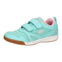 Lico M&auml;dchen Hallenschuh "Sportschuh Boulder V", Gr. 32, gr&uuml;n, Synthetik, Schuhe