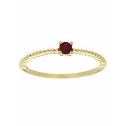 Firetti Damen Goldring "Schmuck Geschenk Gold 333 Damenring Goldring Edelstein Farbstein", 17, Gelbgold 333, bunt, Gelbgold 333, Fingerringe, mit