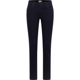 Mustang Damen Slim-fit-Jeans "Damen Style Crosby Relaxed Slim"940 dunkelblau, Gr. 28, unifarben, Denim/Jeans, 78% Baumwolle, 21% Polyester, 1%