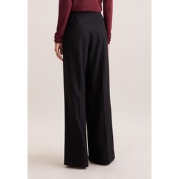 Seidensticker Damen Culotte, schwarz, Gr. 36, unifarben, 39% Wolle, 33% Polyester, 14% Viskose, 13% Polyamid, 1% Elasthan, Hosen