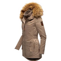 Marikoo Damen Wintermantel "Sanakoo", grau, Gr. XL, Oberstoff: 100% Polyester; Futter: 100% Polyester; Wattierung: 100% Polyester; &Auml;rmelfutter: 100%
