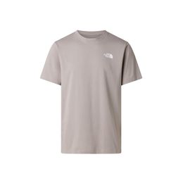 The North Face T-Shirt 'Evolution Box NSE' Herren Gr&ouml;&szlig;e L hellgrau / wei&szlig;