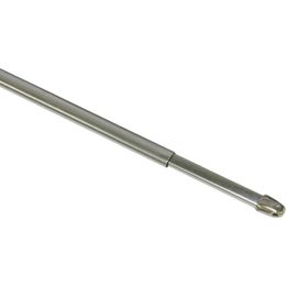 Scheibenstange Gardinia, &Oslash;:11mm, grau, Metall, Gardinenstangen, "Vitragestange", Serie Vitragestange flachoval &Oslash; 11 mm, 2er-Set