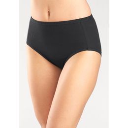 Petite Fleur Damen Taillenslip, Gr. 40, schwarz, Piqu&eacute;, Obermaterial: 95% Baumwolle, 5% Elasthan, unifarben, Unterhosen, aus weicher Pikee-Qualit&auml;t