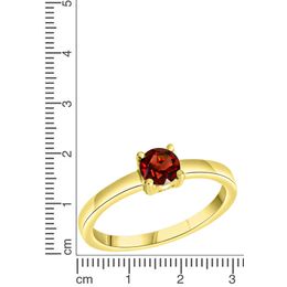 Firetti Damen Fingerring "Schmuck Geschenk Silber 925 Damenring Verlobungsring Solit&auml;r", 54, Silber 925 (Sterlingsilber), 2mm, gold, Silber 925