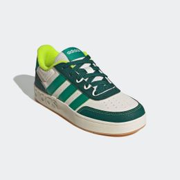 M&auml;dchen Sneaker "BREAKBASE KIDS", adidas Sportswear, Gr. 39, wei&szlig;, Synthetik, Textil, Schuhe, f&uuml;r Kinder & Jugendliche