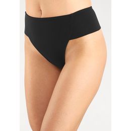 Petite Fleur Damen Formstring, Gr. 40, schwarz, Jersey, Obermaterial: 90% Baumwolle, 10% Elasthan (LYCRA SPORT). Meshfutter: 90% Polyamid, 10%