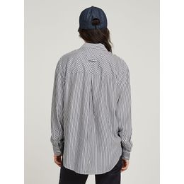 G-Star Raw G-STAR Damen Langarmshirt "Boyfriend Hemd"osaka blau bold stripe, Gr. S, Obermaterial: 100% Modal, Shirts