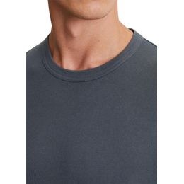 Marc O'Polo MARC O'POLO Herren T-Shirt "aus hochwertiger Bio-Baumwolle", blau, Basic, Gr. M, unifarben, Obermaterial: 100% Baumwolle, Shirts