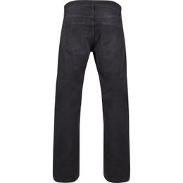 2Y Premium Herren Bequeme Jeans "2Y Premium Herren 2Y Tapered Fit Jeans"schwarz, Gr. 33, unifarben, 97% Baumwolle, 3% Elasthan, Jeans