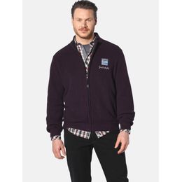 Jan Vanderstorm Herren Strickjacke "Strickjacke OLETARVIN", rot, Gr. L, unifarben, Obermaterial: 100% Baumwolle CO., Strickjacken