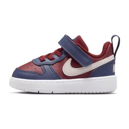 Nike Sportswear M&auml;dchen Sneaker "COURT BOROUGH LOW RECRAFT (TD)", Gr. 22, rot, Synthetik, Textil, Schuhe, Design auf den Spuren des Air Force 1, f&uuml;r