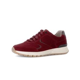 Gabor Damen Sneaker "Gabor Sneaker low Rauleder", Gr. 41rot, Schuhe