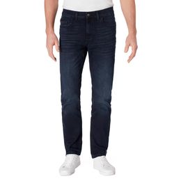 Herren Straight-Jeans "Rando Dicke N&auml;hte", blau, Gr. 40, Pioneer Authentic Jeans, Denim/Jeans, Obermaterial: 99% Baumwolle, 1% Elasthan, Jeans