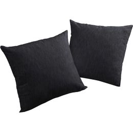 Dekokissen WIRTH, B:40cm L:60cm, blau, Polyester, Kinderzimmer, Dekokissen_Sitzkissen_Kissenh&uuml;llen, "Java II", Kissenh&uuml;lle ohne F&uuml;llung, 2 St&uuml;ck